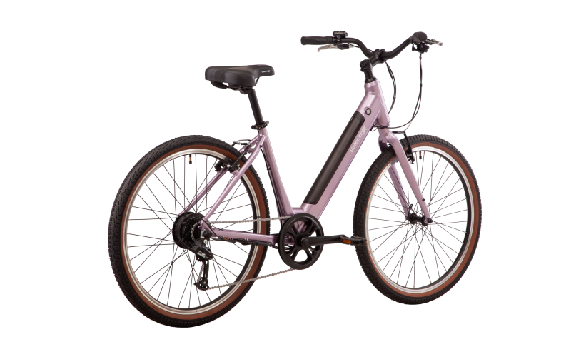 VelectriX Cruiser Step Through Electric Hybrid Bike Lilac – PedL E ...