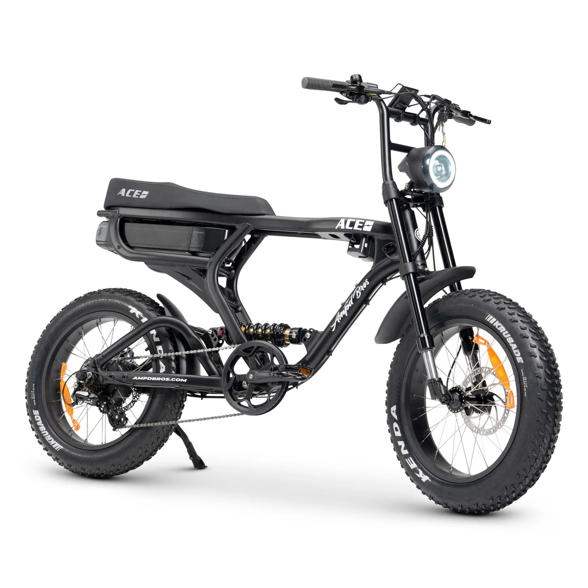 AMPD Brothers Electric Bike Ace-X Pro Dual Suspension E-Bike - E-Bikes ...