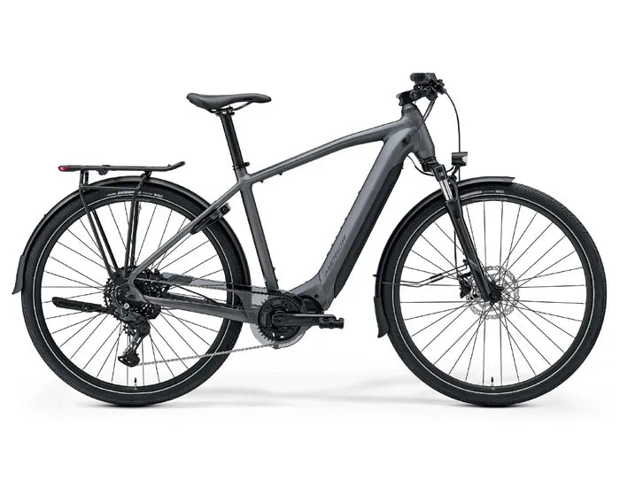 Merida eSpresso 500 EQ Electric Hybrid Bike 630WH Battery Matte Dark S ...